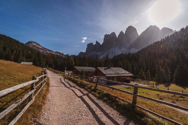 Rifugio delle Odle: come arrivare da malga Zannes