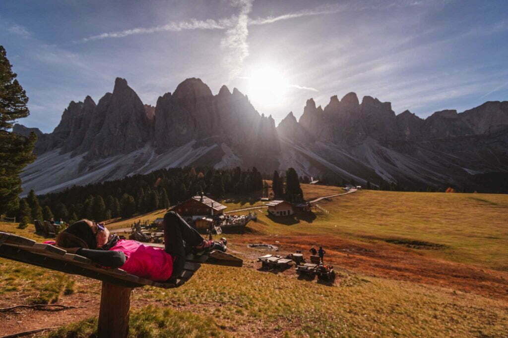 Rifugio delle Odle: come arrivare da malga Zannes